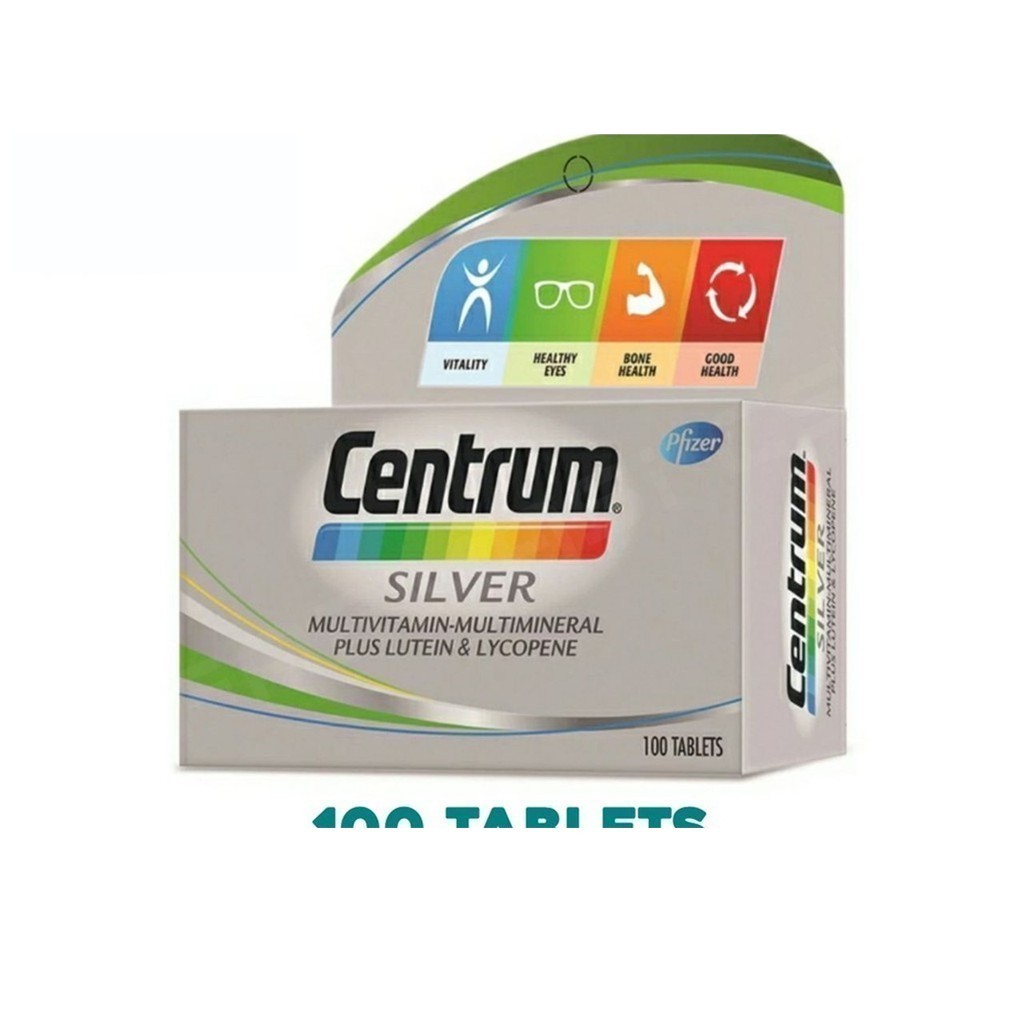 CENTRUM SILVER Multivitamin-Multimineral 100 Tablets EXP:12/2026 ...