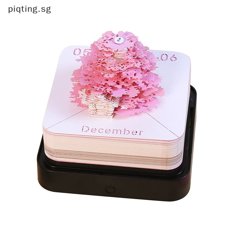 PP Hand Torn Treehouse Panoramic Note Calendar 2024 New 3D Paper ...