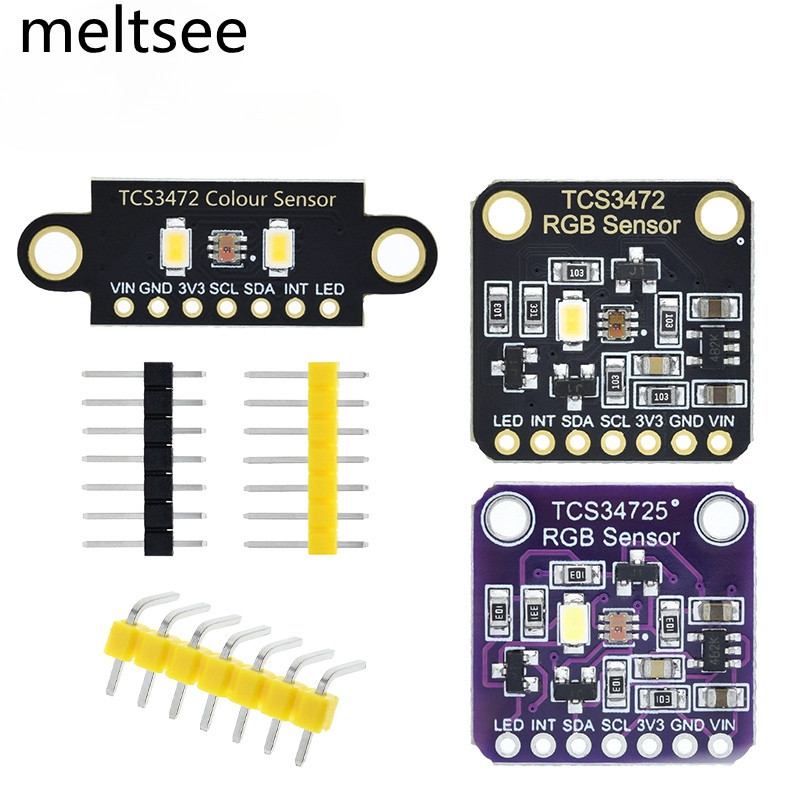 TCS34725 Color Sensor Recognition Module RGB Development Board IIC I2C ...
