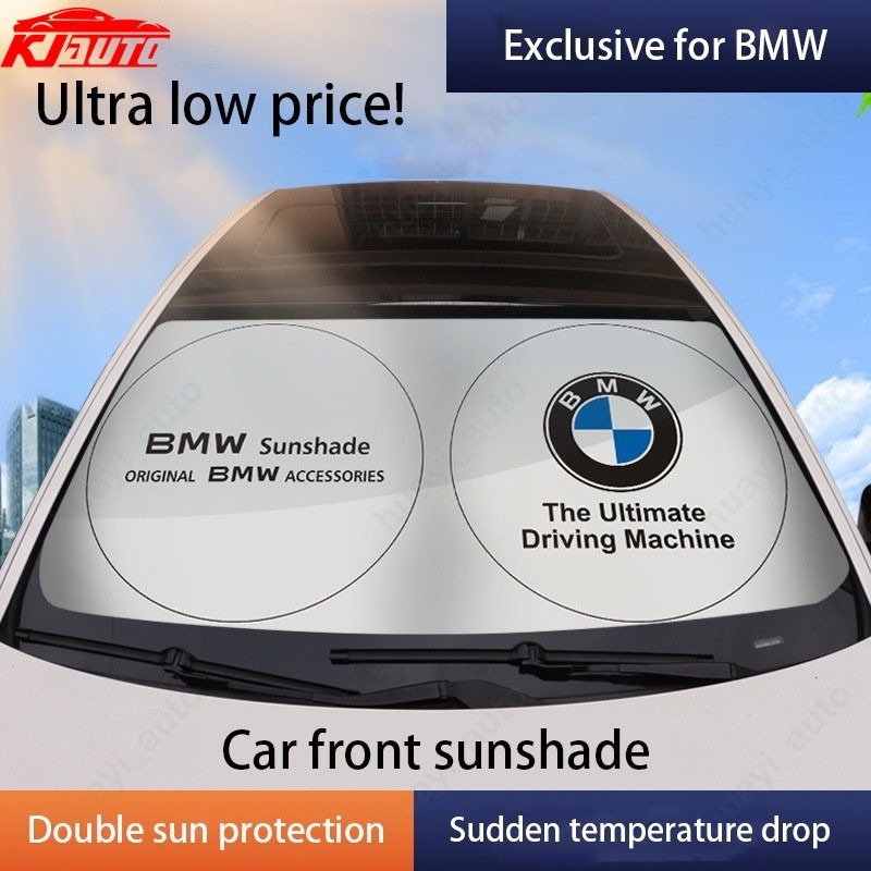 BMW Car Windshield Sun Shade Cover Visor Protector Anti UV Sun ...