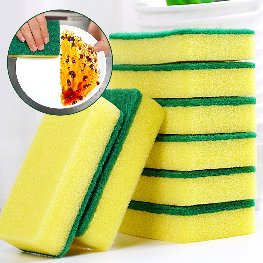 10pcs Highly Absorbent Cleaning Sponges Dish washing Magic Clean Pot ...