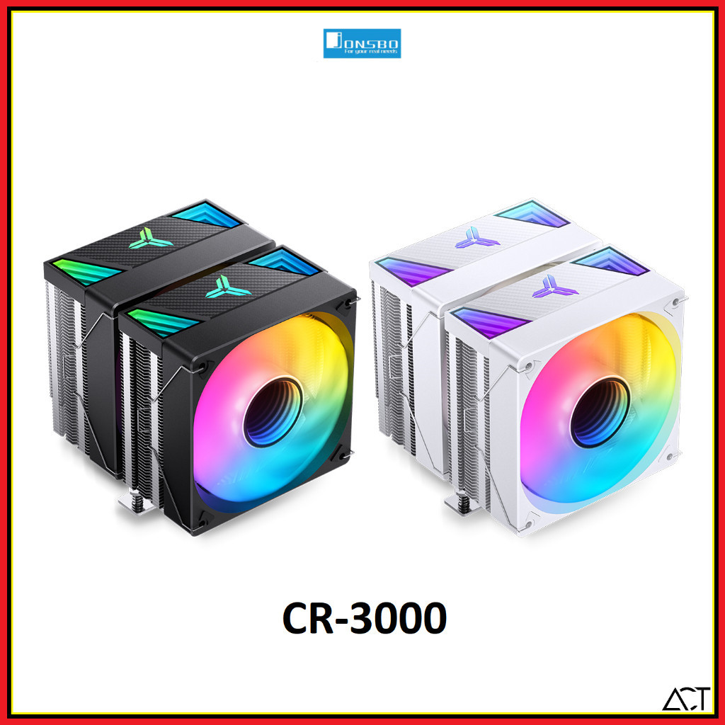 Jonsbo CR3000 ARGB Black / White Performance 12cm Fan Dual Tower Cpu ...