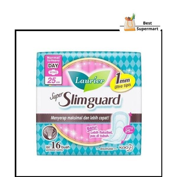 Laurier Super Slimguard Day Wing 16s | Shopee Singapore