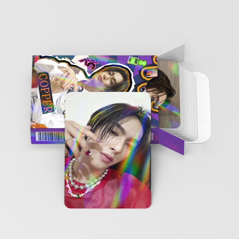 30-132pcs BUS No-status Status Photocards Laser Hologram Lomo Card ...