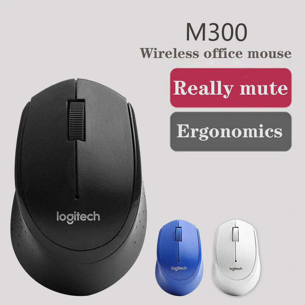 Logitech M330 Wireless Mouse Ergonomic 1000DPI Bluetooth Mouse Multi ...