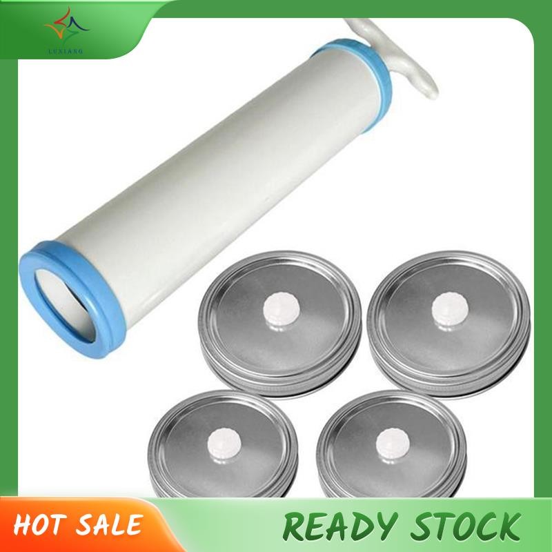 [In ] Jar Vacuum Lid Set Food Vacuum Jar Jar Vacuum Pump Handheld Jar ...