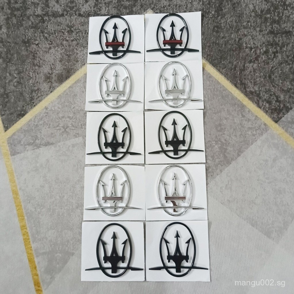 Maserati Car Emblem Rear Fender Side Emblem New Quattroporte Ghibli ...