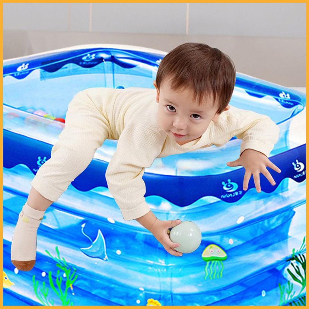 Inflatable Toddler Swimming Pool Backyard Pool Outdoor Backyard Water ...