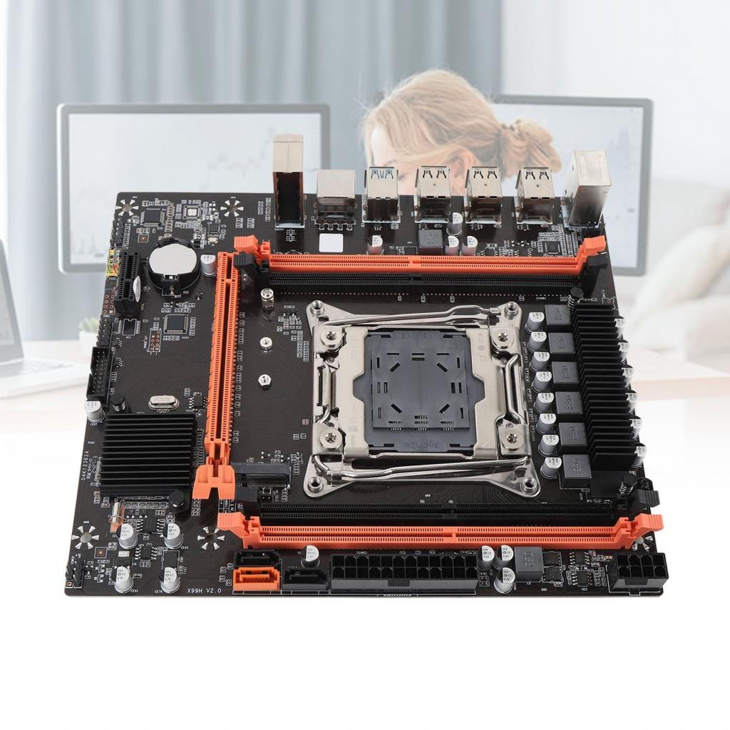 Usihere Yunir Gaming Motherboard M ATX LGA2011 DDR4 Computer USB3.0/M.2 ...