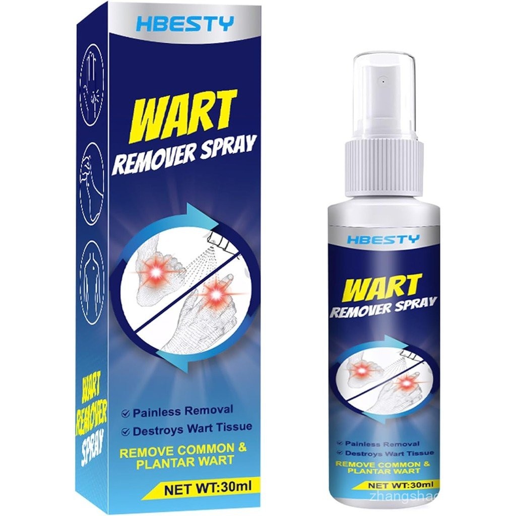 HBESTY Wart Remover Spray 30ml, Skin-Tag-Remover, Mole & Wart-Remover ...