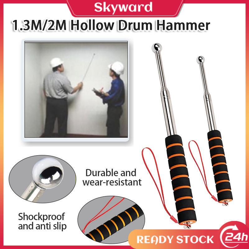 Hollow Tile Copper Rod Checker Extendable Tapping Detection Hammer For ...