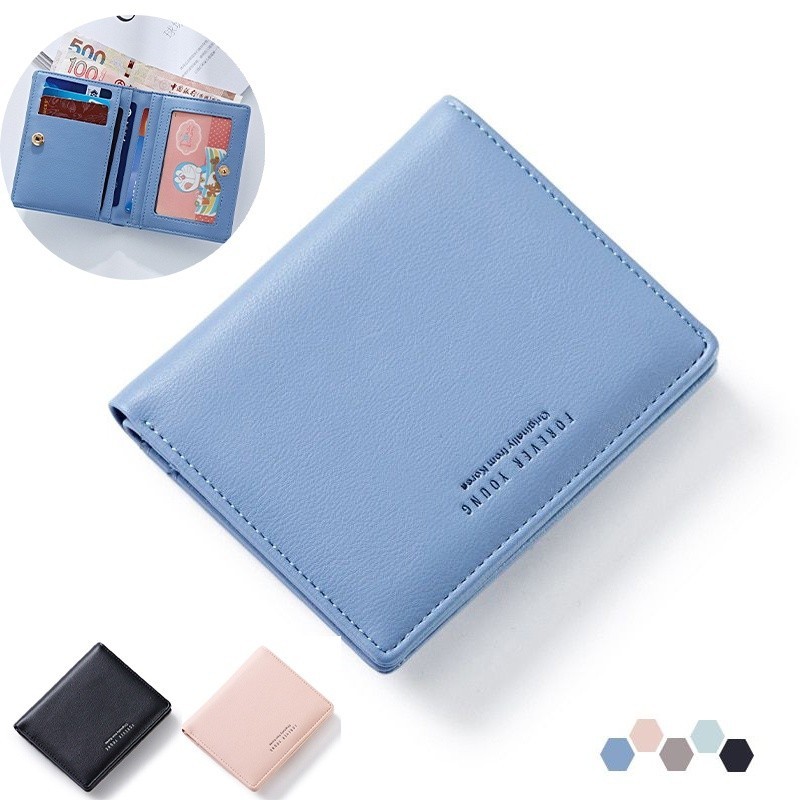 Forever Young Minimally Stylish Ultra Thin Wallet Student Wallet Women ...
