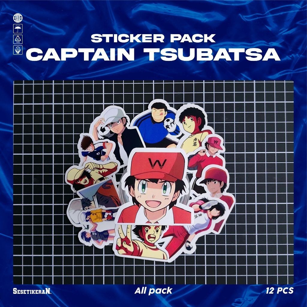 Cool Cute Anime Captain Tsubasa Sticker Pack Sticker Pack For ...