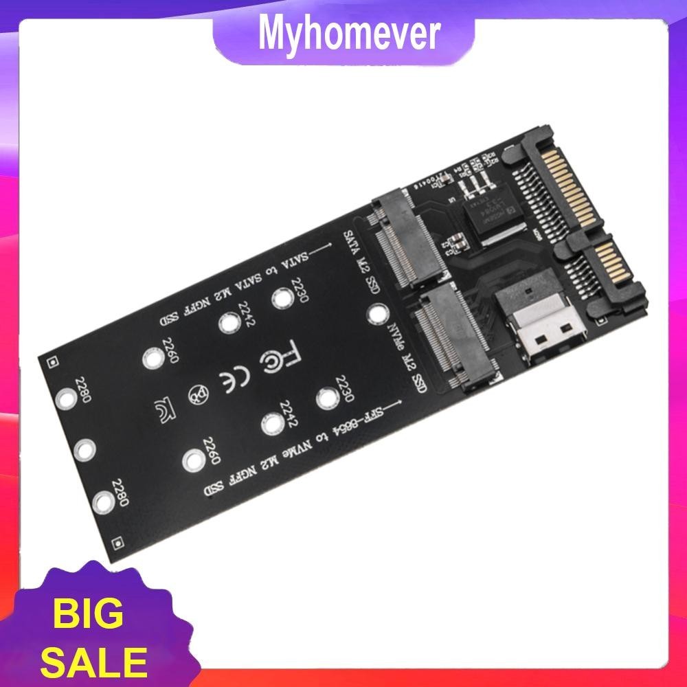 M.2 To SATA Adapter SFF-8654 To M2 NVME SSD Converter Riser Board for ...