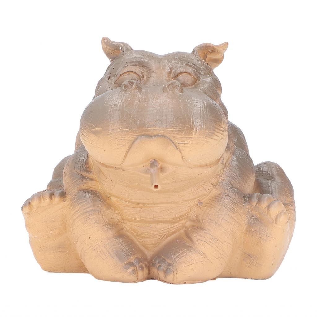 Hanhan1 Hippo Decor Appearance Resin Volume Pond Spitters For Garden ...