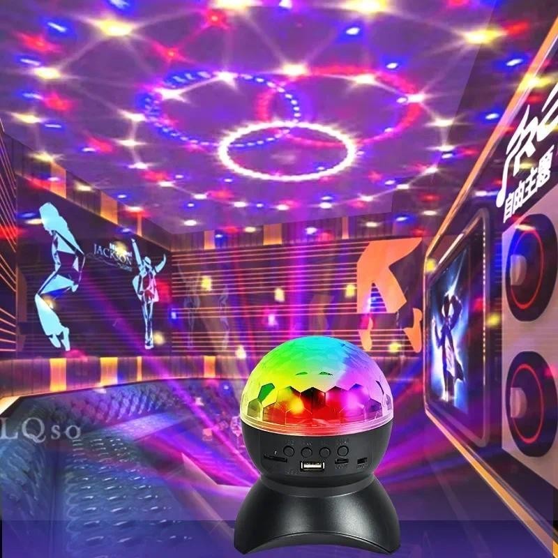 Wireless Bluetooth Speaker Stage 7 Color RGB Light,360 Degree Rotation ...