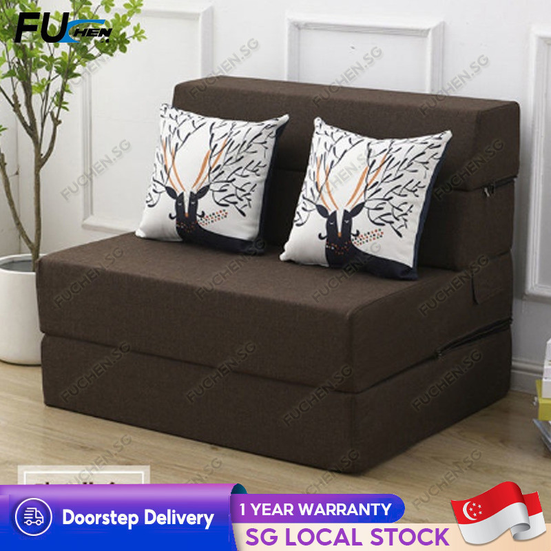 FUCHEN Comfortable Foldable Sofa Bed 2 Foldable Sofa Foldable Mattress ...
