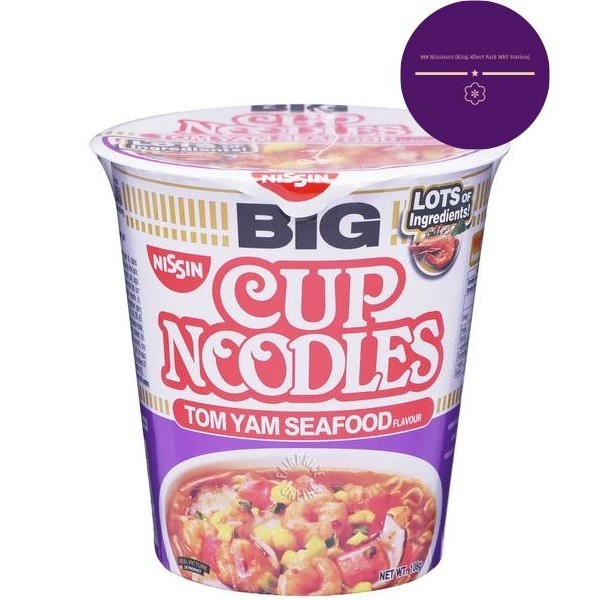 Nissin Instant Cup Noodles Tom Yam Seafood | Shopee Singapore