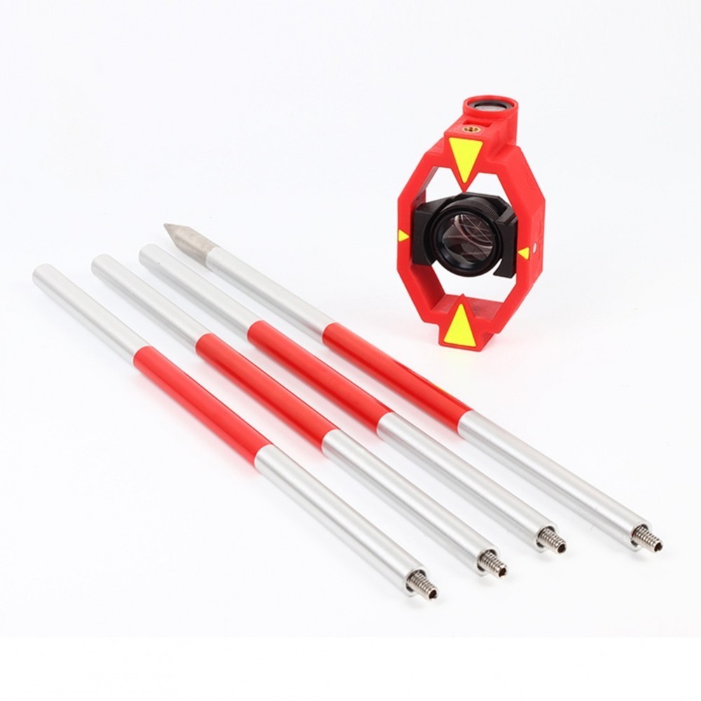 Mini Prism with 4 Poles for Accurate For Total Station Surveying ...