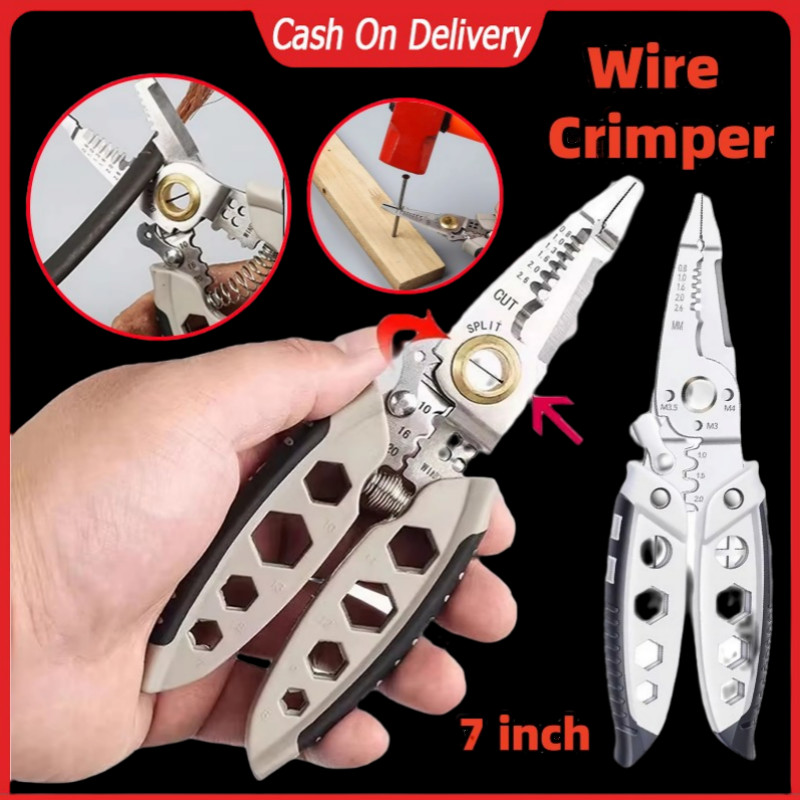 [Local Stock] Multi-Function Wire Stripper Professional Tool 28 IN1 ...