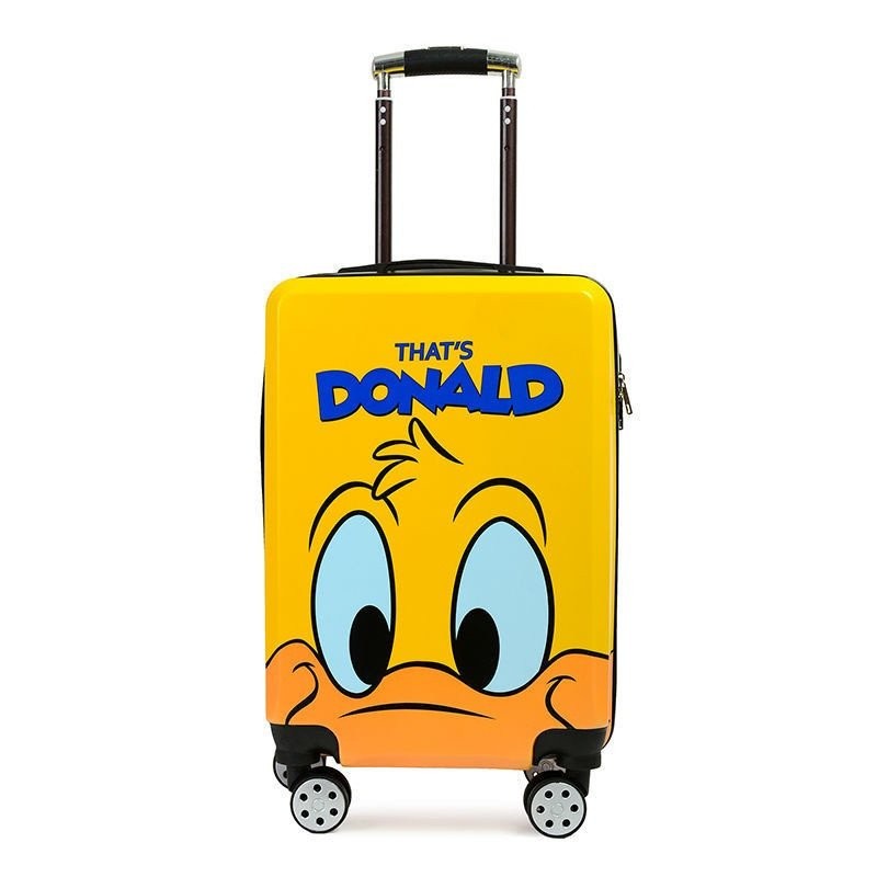 Duck suitcase children cute 20 inch boarding boys universal wheel girls ...