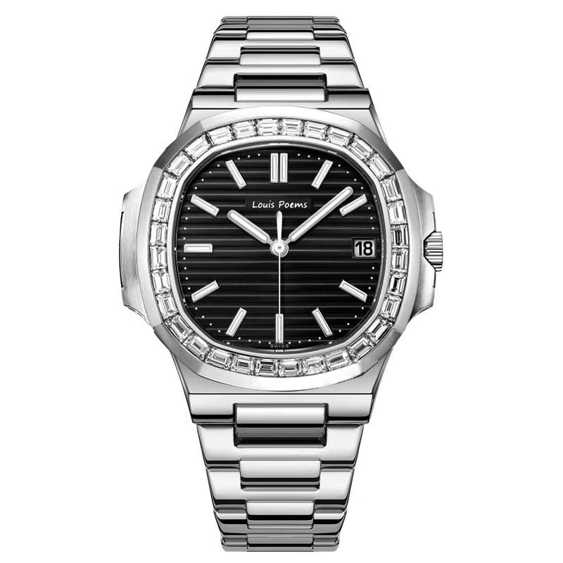Louis Poetry Watch Nautilus Black Style Men's Fully Automatic ...