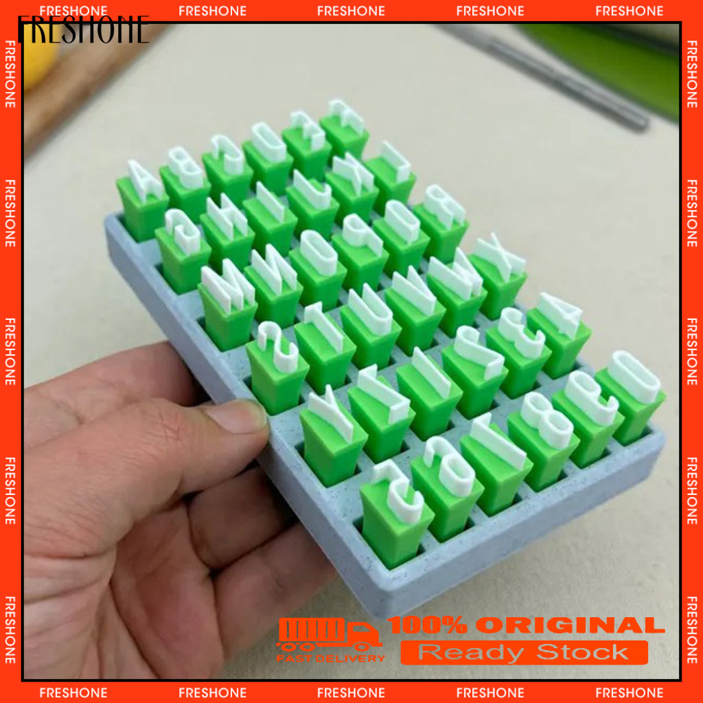 Professional Letter Stamp Small Font Stamp Set Clay Pottery Alphabet ...