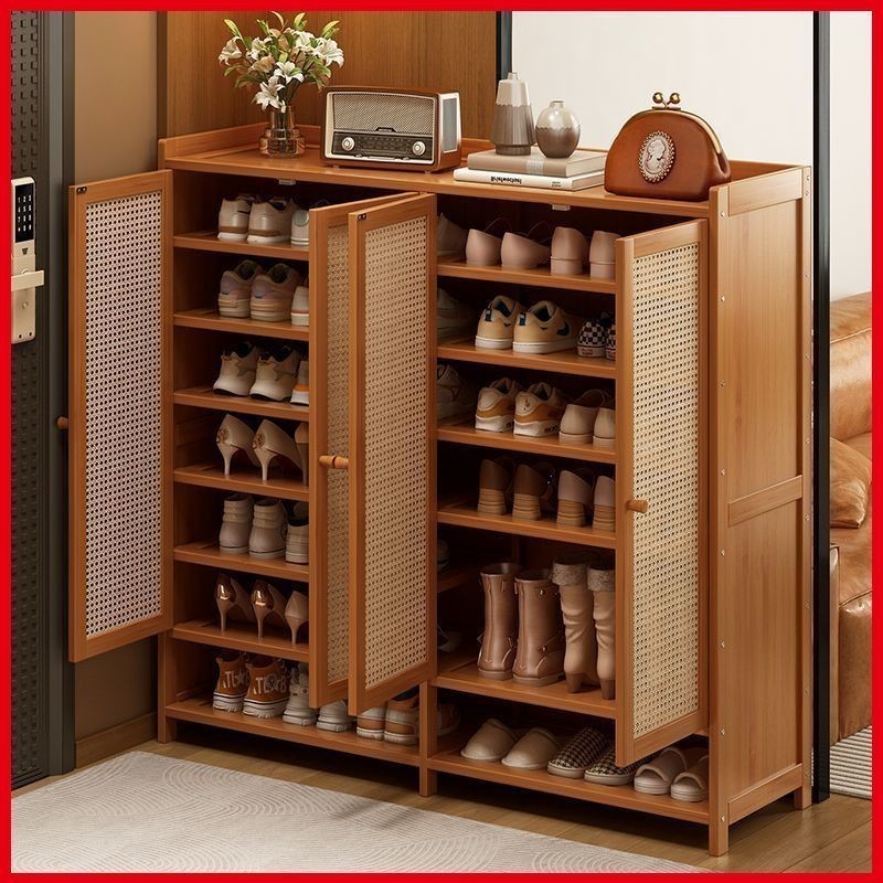 Shoe Cabinet Bamboo Breathable 33cm Extra Wide Can Enlarge Size Shoes ...