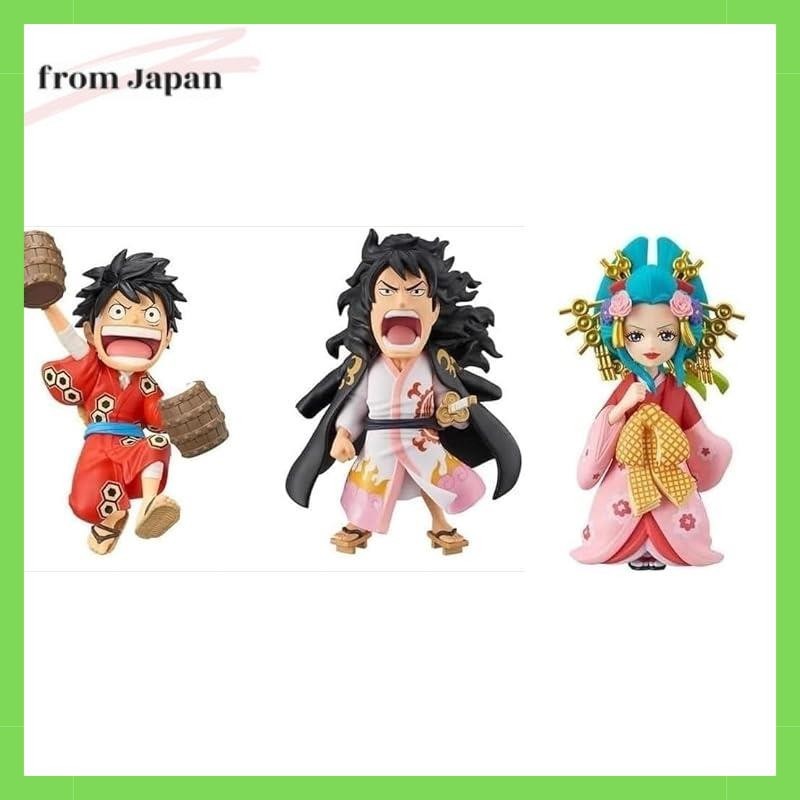 One Piece World Collectible Figure: Wanokuni Complete Arc 1 3 pieces ...