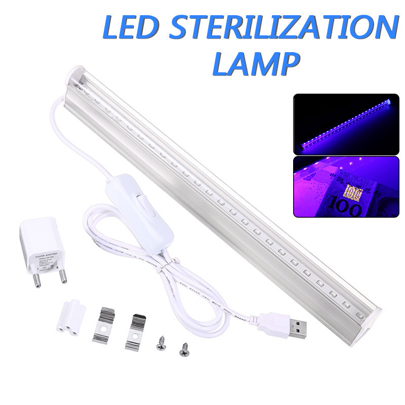 UV Germicidal Light LED Sterilizer Lamp 30cm Ultraviolet Eliminator ...