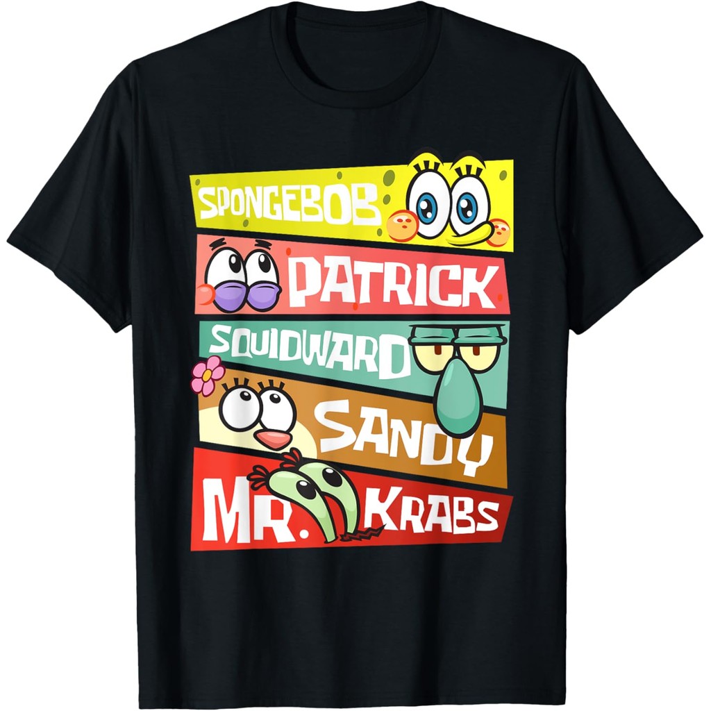 Spongebob SquarePants Adult T-Shirt - SpongeBob Patrick Squidward Sandy ...