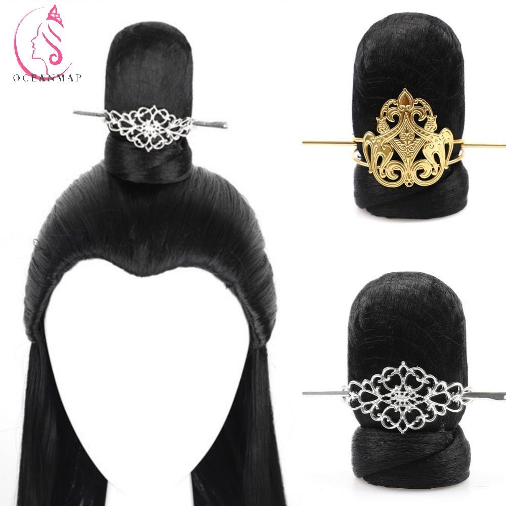 OCEANMAP Hanfu Wig for Men, Chinese Style Antique Headwear Ancient ...