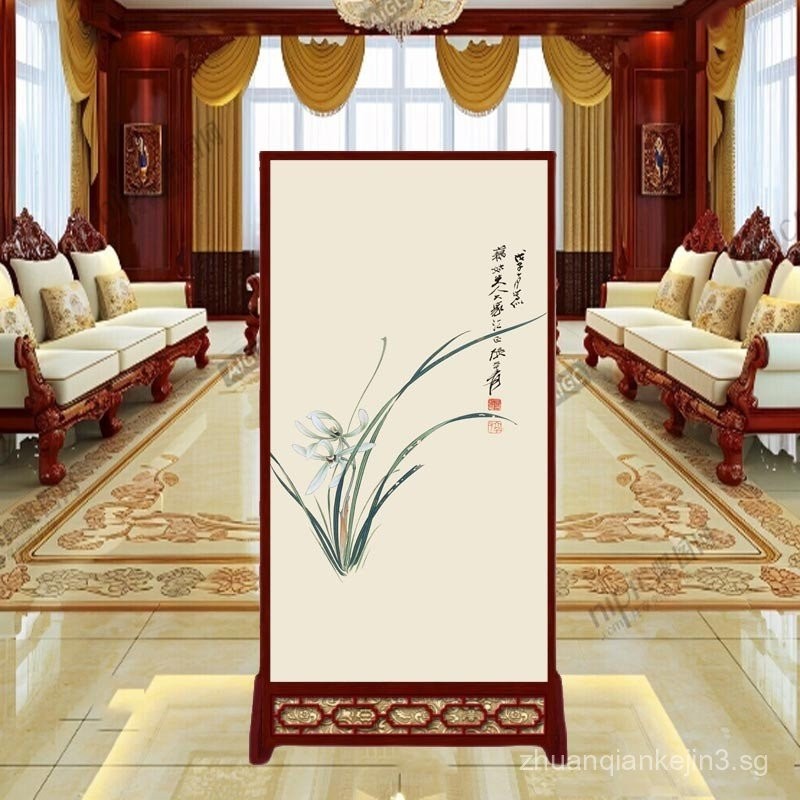 New Chinese Style Screen Partition Wall for Living Room Entrance ...