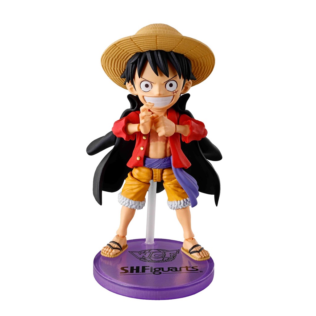 TAMASHII NATIONS World Collectible Figure x S.H.Figuarts ONE PIECE Monkey D. Luffy Approx. 75mm ...