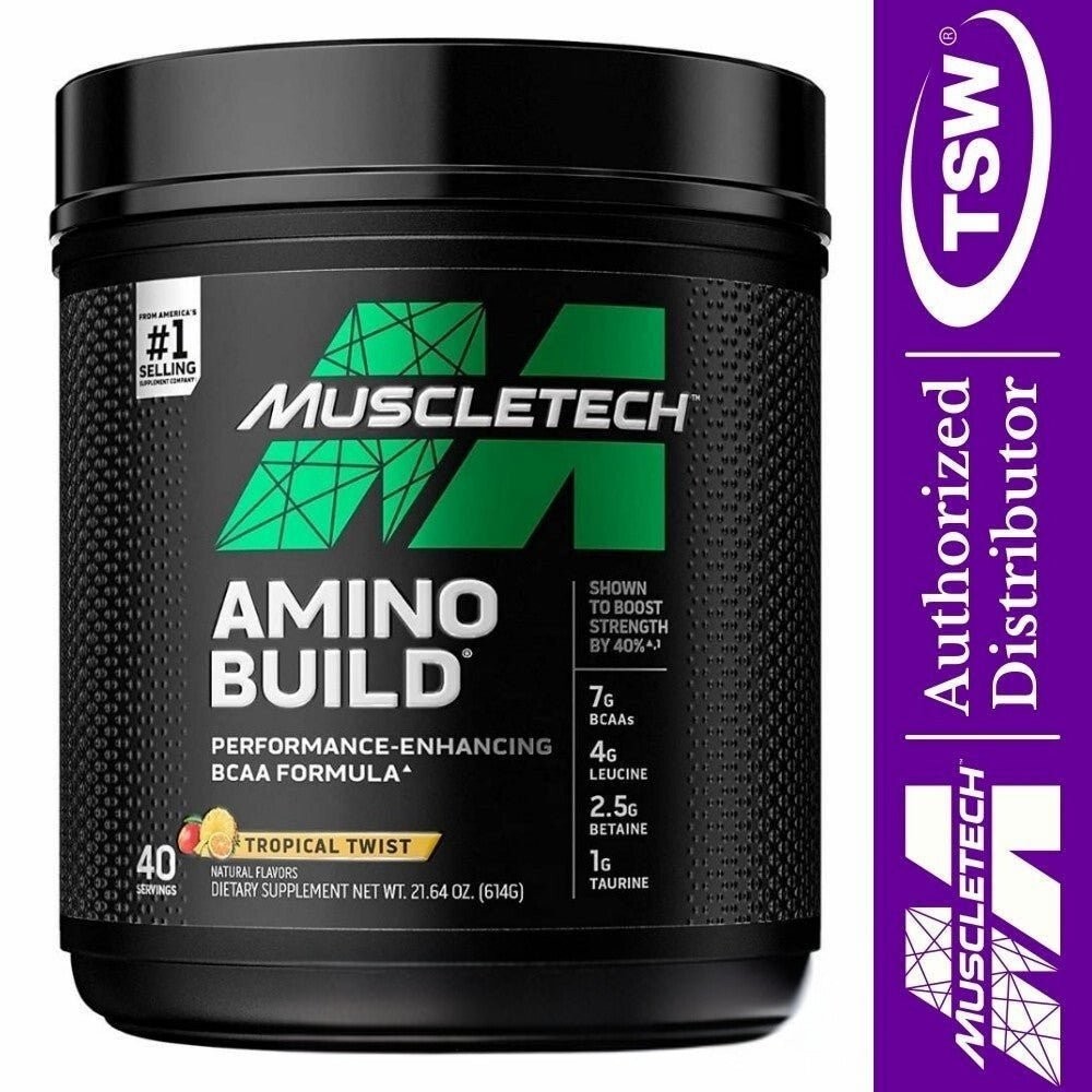 MuscleTech Amino Build 40 servings (7g BCAAs, 4g leucine, 2.5g betaine ...