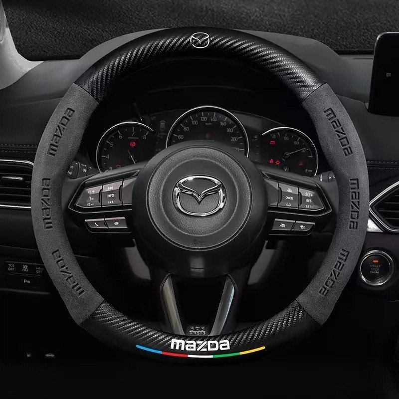Mazda Car Steering Wheel Cover For Mazda 3 Axela Mazda 6 Atenza CX-3 CX ...