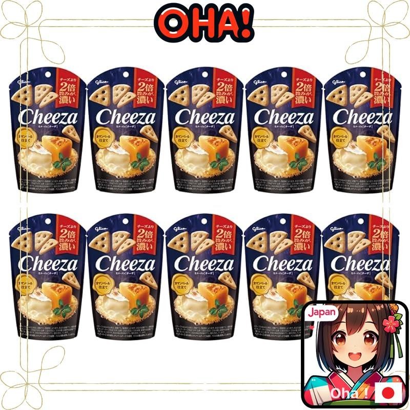 Glico Namachizu Cheeza (Camembert Style) Snack 36g x 10 bags from Japan ...