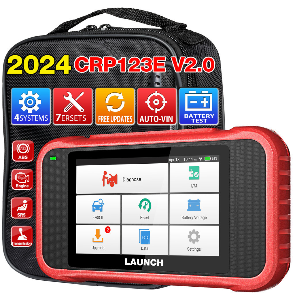 LAUNCH X431 CRP123E V2.0 OBD2 Scan Tool ABS SRS Engine AT Car Diagnostic Scanner Full OBD2 DIY ...