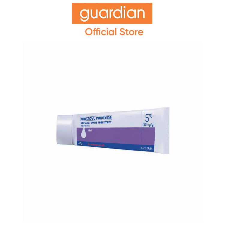 BENZAC Spots Treatment 5% 60g [Anti-Acne / Pimple Gel Cream with ...