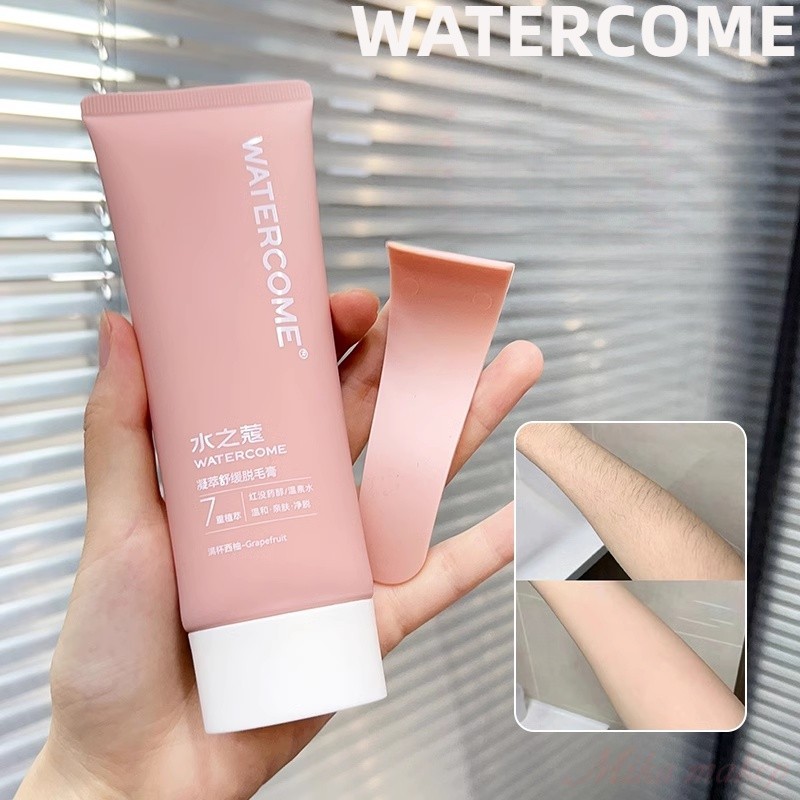 WATERCOME Hair Removal Cream 水之蔻脱毛膏全身可用无刺激温和 Root Hair Removal Soothing ...