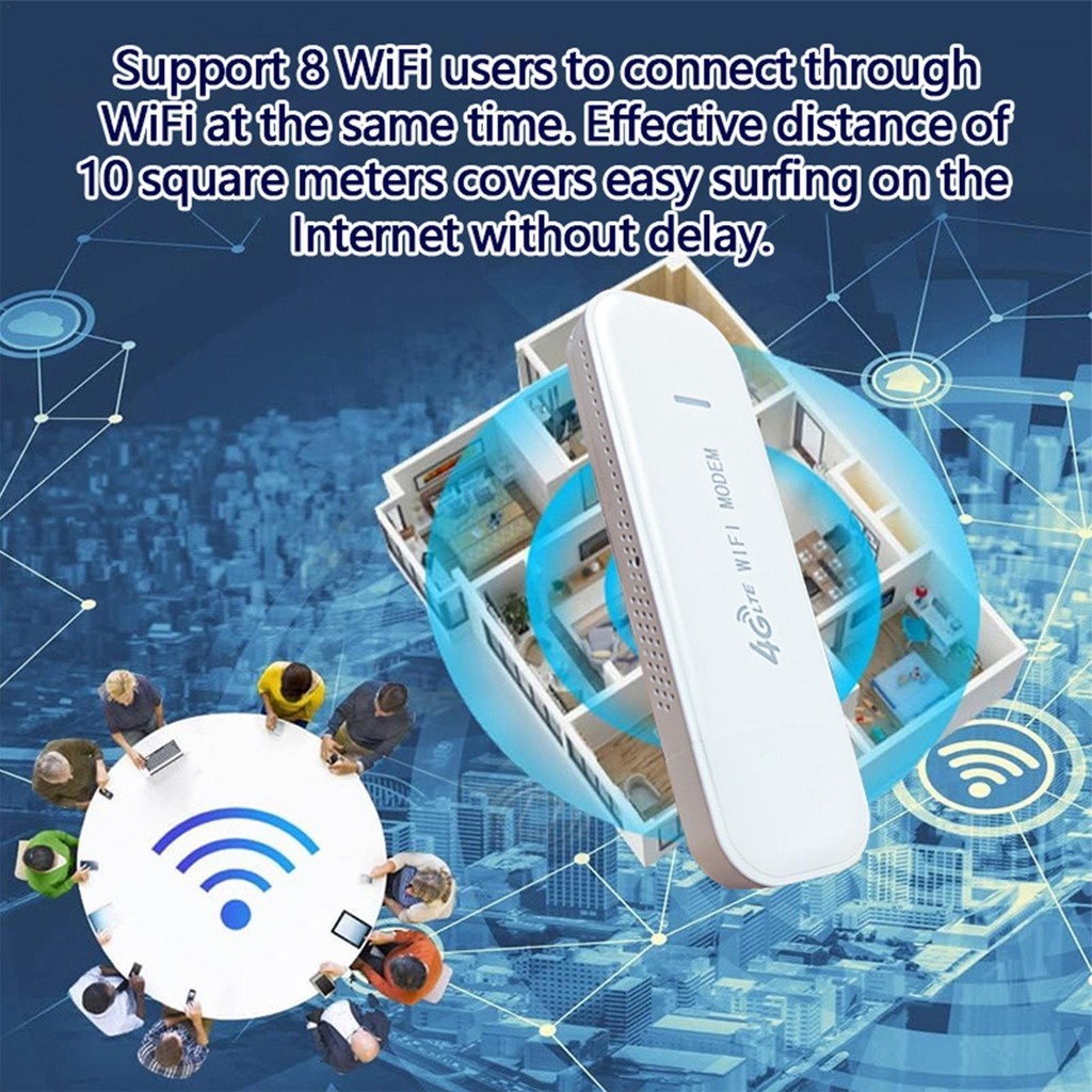 4g Pocket WiFi USB Portable WiFi Router USB Adapter Pocket Mobile ...