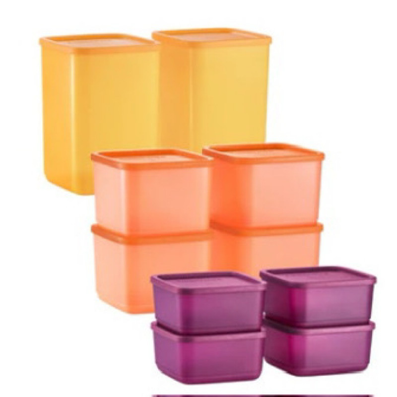Tupperware so fresh square full set (10pcs) | Shopee Singapore