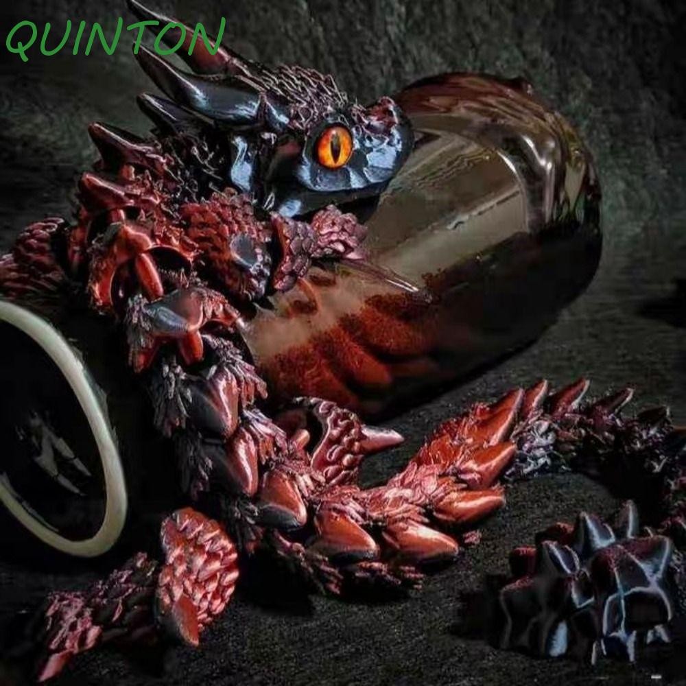 QUINTON 3D Printed Dragon, Simulated Eye All-in-one Molding 3D Printed ...