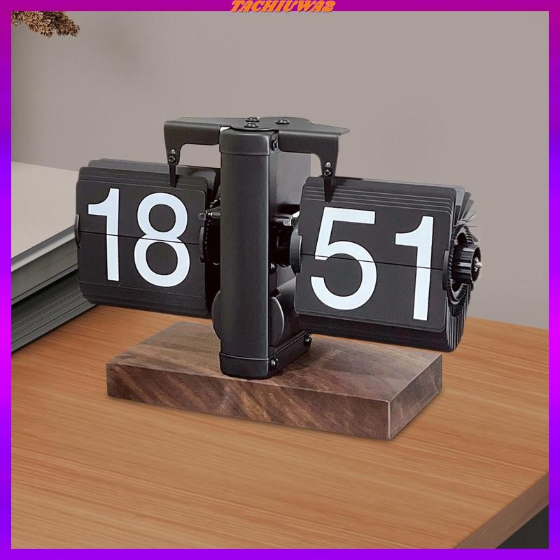 [Tachiuwa2] Clock Retro Digital Clock Automatic Page for Living Room ...