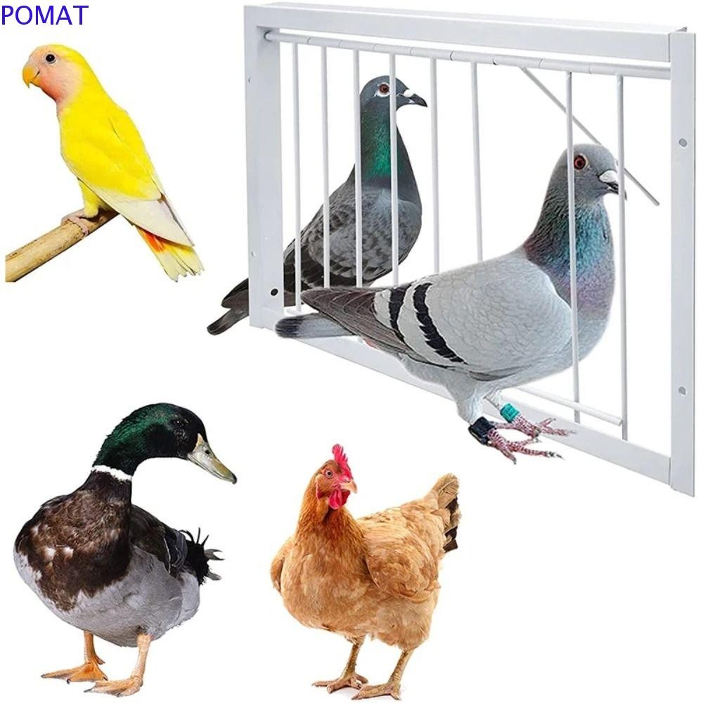 POMAT Pigeon Loft Door, 30/40x26cm Single Entrance Pigeon Entrance Door ...
