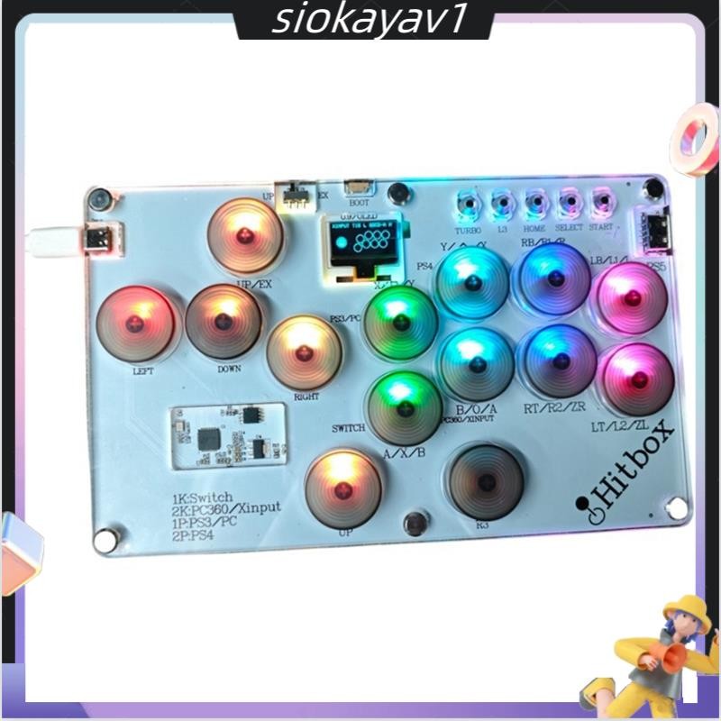 Hitbox Controller Arcade Fight Stick Joystick Keyboard Socd No Delay For Raspberry Pi Pc Ps4 Ns