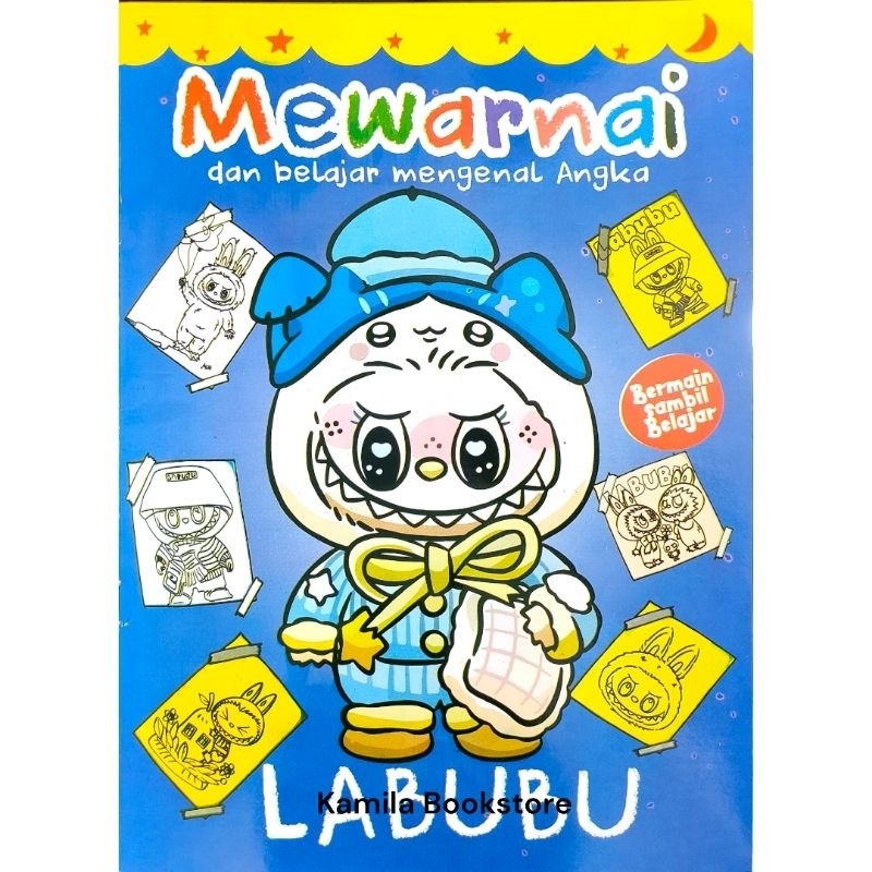 Labubu Children's Coloring Book Playing While Learning | Shopee Singapore