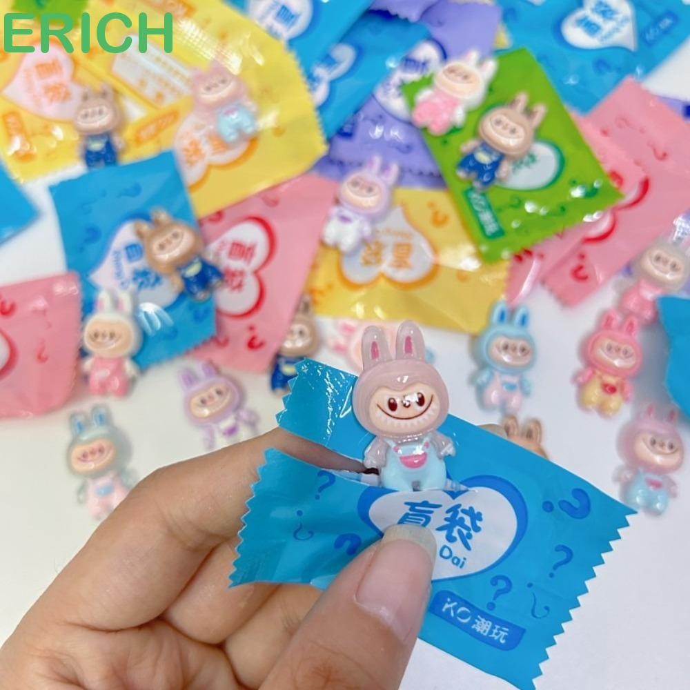 ERICH1 20Pcs Labubu Figurines Miniatures, DIY Crafts Light in The Dark ...