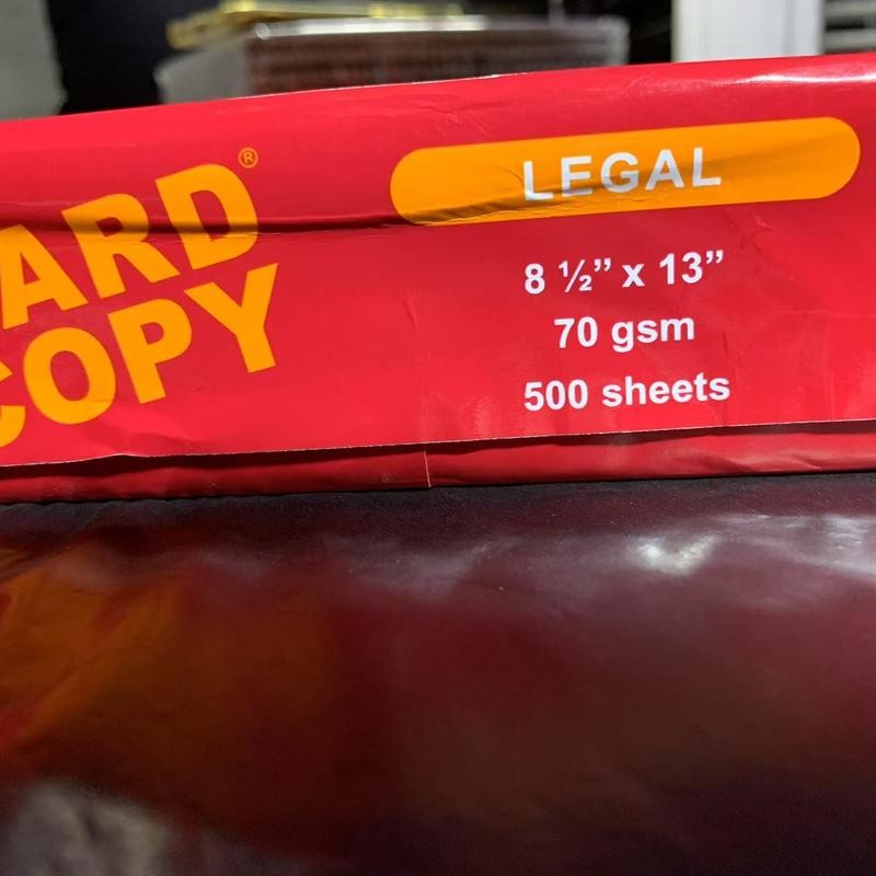 Hard Copy Paper 70 GSM LETTER/A4/LEGAL Size Bond Paper Per Ream 500 ...