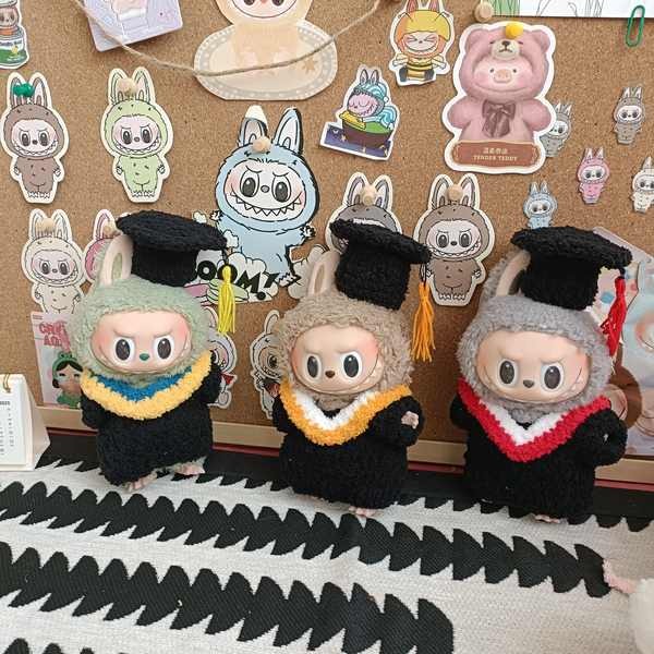 labubu v2 clothes labubu clothes v2 Labubu Labubu Graduation Robe ...